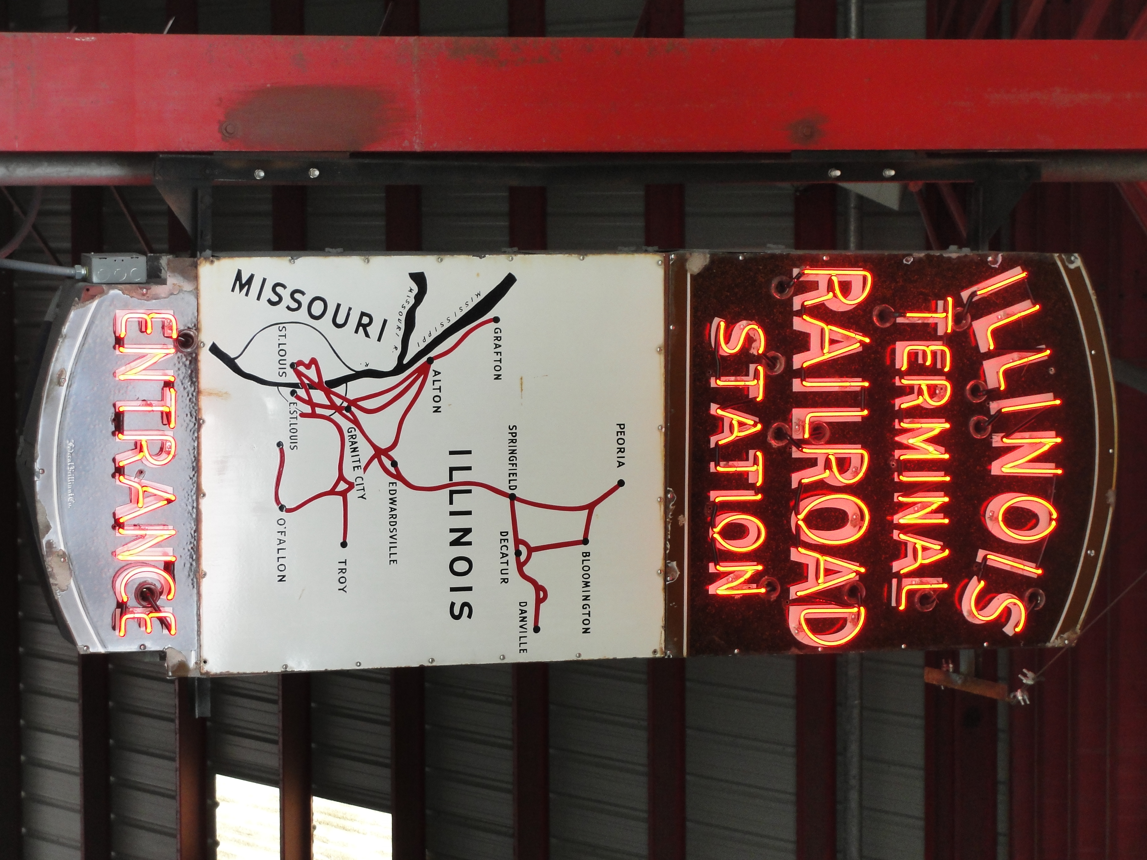 Illinois Terminal Railroad Company Sign